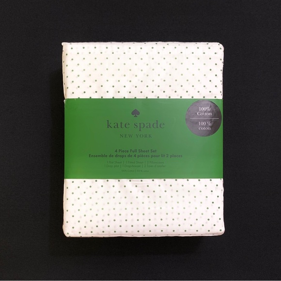 kate spade | Bedding | Kate Spade 0 Cotton Sheet Set W 2 Pillowcases ...